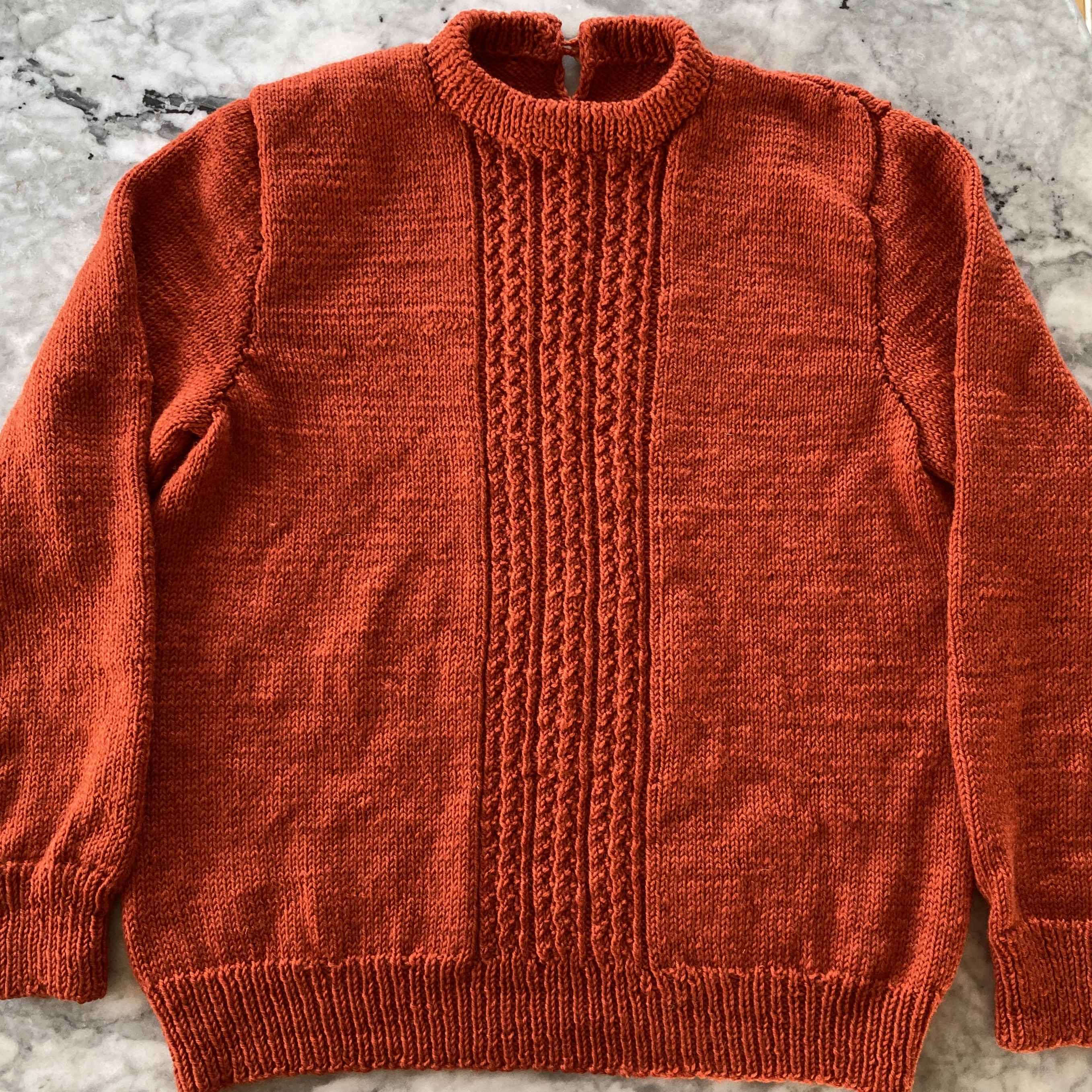 December 1964: Front Panel Classic Sweater – The Stitchcraft Sixties